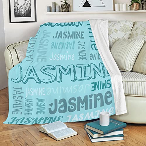 Dr.TOUGH Custom Blanket Personalized Baby Blanket with Name Customized Flannel Throws Blankets Personalized Blanket for Kids Adults