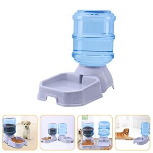 balacoo 2pcs Container for Food Automatic Gravity Fountain Dispenser L Waters Multi-use Dish Dispensing Puppy Bowls Drinking Cat Feeders Waterer Tool Bowl Puppies Dog Self Small Large