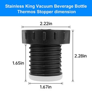 Parts Shop Replacement Thermos Stopper For THERMOS Stainless King Vacuum-Insulated Beverage Bottle, 40 Ounce