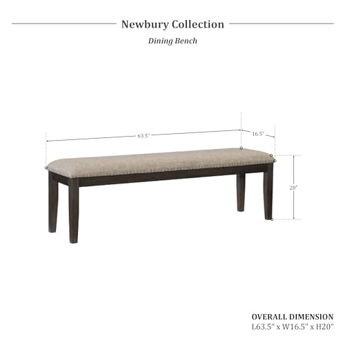 Lexicon Newbury Dining Bench, Brown