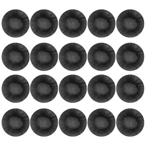 Healifty Headphone Ear Covers 150pairs Fabric Sweatproof Sleeve for Earpad Non-Woven Cover, Cup Black Headphone on Ear Fit Covers Disposable Earcup Most Nonwoven Headphones Headphone Earpads