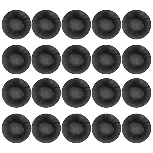 Healifty Headphone Ear Covers 150pairs Fabric Sweatproof Sleeve for Earpad Non-Woven Cover, Cup Black Headphone on Ear Fit Covers Disposable Earcup Most Nonwoven Headphones Headphone Earpads