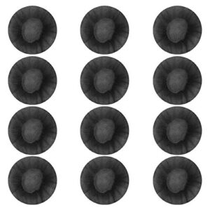 Healifty Headphone Ear Covers 150pairs Fabric Sweatproof Sleeve for Earpad Non-Woven Cover, Cup Black Headphone on Ear Fit Covers Disposable Earcup Most Nonwoven Headphones Headphone Earpads