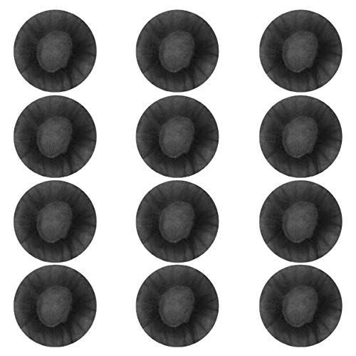 Healifty Headphone Ear Covers 150pairs Fabric Sweatproof Sleeve for Earpad Non-Woven Cover, Cup Black Headphone on Ear Fit Covers Disposable Earcup Most Nonwoven Headphones Headphone Earpads