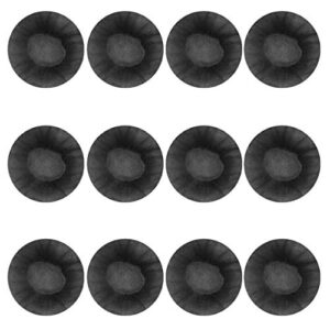 Healifty Headphone Ear Covers 150pairs Fabric Sweatproof Sleeve for Earpad Non-Woven Cover, Cup Black Headphone on Ear Fit Covers Disposable Earcup Most Nonwoven Headphones Headphone Earpads