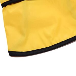 HonpraD Compression Vest for Dogs and Small Large Hooded Raincoat Medium Reflective Dog Raincoat Pet Pet Clothes (Yellow, XXL)