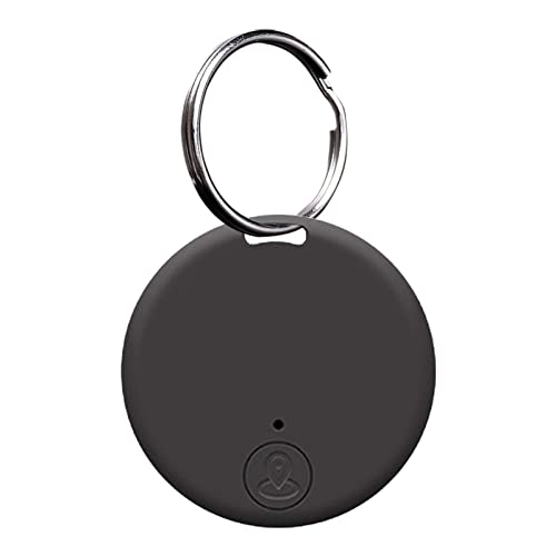 JAMRYSE Portable Tracking Bluetooth 5.0 Mobile Key Tracking with Ring,Smart Anti-Loss Device Waterproof Device Tool Pet Loc_ator Finder Tracker for Pet Cats Dogs Wallet Key,Easy to Use (Black)