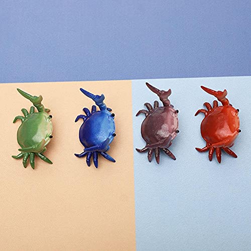 Glasses Frames Penholder Japanese Creative Pen Holder Cute Crab Weightlifting Crabs Penholder Bracket Storage Rack Gift Stationery (Orange)