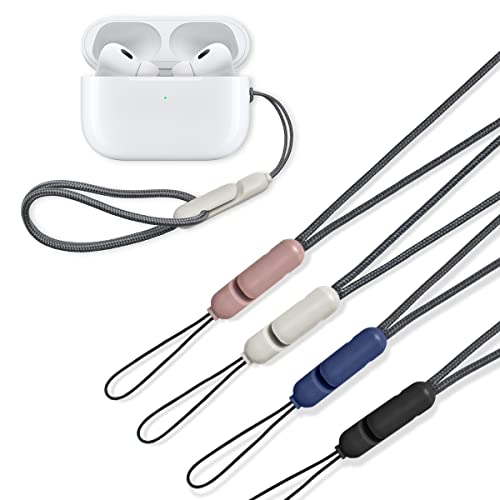 [4Pack] Lanyard for AirPods Pro 2nd Generation,New Wireless Bluetooth Earbuds Protective Case Anti-Lost Lanyard Compatible with AirPods Pro 2nd (2022)