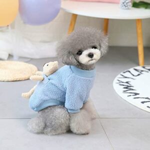 Pet Clothes Small Pet Clothes Dog Clothes Fall and Winter Clothes New Teddy Small Dog Pet Clothes Winte Back Teddy Bear Sweater