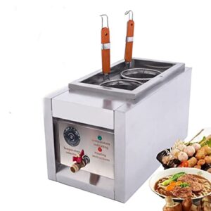 pasta cooker 2 holes noodle cooking machine 30-110℃ pasta cooking tool 110v 2kw for noodles pasta dumplings soup