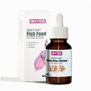 instant baby brine shrimp fish food - consisting of non-living baby brine shrimp for fry/larvae fish, small fish, corals, jelly fish, seahorses, and invertebrates.