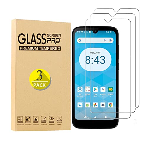 [3 Pack] Tznzxm for ANS Artia Tempered Glass Screen Protector, Case Friendly 9H Hardness HD Clear [Anti-Scratch] [Bubble Free] [Anti-Fingerprint] Film for ANS Artia ACK2326 assurancewireless