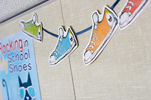 Edupress Pete The Cat Keeping it Cool in Bulletin Board Set (EP63922) & Pete The Cat Groovy Shoes Accents, Pack of 36 (EP63233)