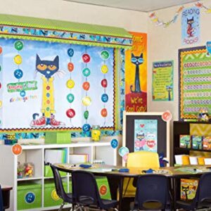 Edupress Pete The Cat Keeping it Cool in Bulletin Board Set (EP63922) & Pete The Cat Groovy Shoes Accents, Pack of 36 (EP63233)