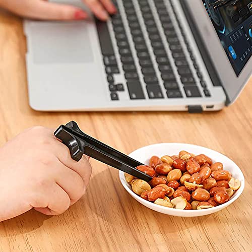 Dvcline 2pcs Finger Chopsticks and 8pcs Finger Sleeves for Snack Lovers, Anti-Sweat Breathable Seamless Touchscreen Finger Sleeves Thin Fiber for Mobile Games