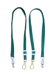 tack shack of ocala nylon cross ties, set of 2 cross ties, cross ties for horses, quick release cross ties, stable supplies, stable supplies for horses (hunter)