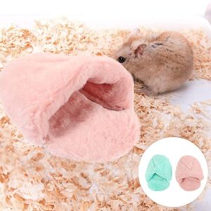 iplusmile Cozy Small Sleeping Pet Rat Cotton Squirrel for Nests: Plush Houses Household Sugar Cute Hideout Cage Supple Hedgehog Home Chinchilla Warm Pig Winter Guinea Sofas Hut Gilder