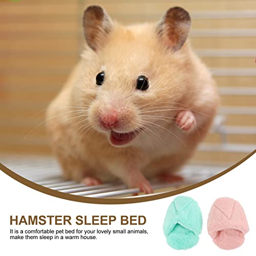 iplusmile Cozy Small Sleeping Pet Rat Cotton Squirrel for Nests: Plush Houses Household Sugar Cute Hideout Cage Supple Hedgehog Home Chinchilla Warm Pig Winter Guinea Sofas Hut Gilder