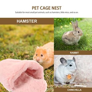 iplusmile Cozy Small Sleeping Pet Rat Cotton Squirrel for Nests: Plush Houses Household Sugar Cute Hideout Cage Supple Hedgehog Home Chinchilla Warm Pig Winter Guinea Sofas Hut Gilder