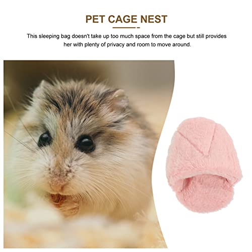 iplusmile Cozy Small Sleeping Pet Rat Cotton Squirrel for Nests: Plush Houses Household Sugar Cute Hideout Cage Supple Hedgehog Home Chinchilla Warm Pig Winter Guinea Sofas Hut Gilder