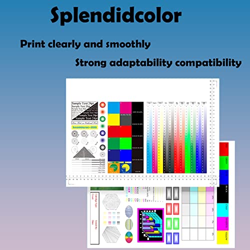 SPLENDIDCOLOR 6510 Drum Unit Remanufactured 4PK Phaser 6510 Drum Unit Replacement for Xerox WorkCentre Phaser 6515 6510 Printer (108R01417 108R01418 108R01419 108R01420)