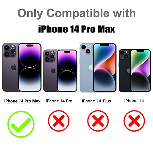 MZELQ Compatible with iPhone 14 Pro Max Case Camera Lens Protector Plating Luxury Cover for Women Men Clear Soft TPU Shockproof Protective Phone Case for 14 Pro Max 6.7 Inch 2022 - Purple