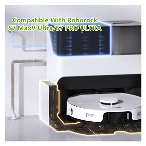 Dryer Module with Empty Filling Base, Drying Time Adjustment, Intelligent Drying, Compatible with Roborock S7 MaxV Ultra/S7 PRO Ultra (Color : Drying)