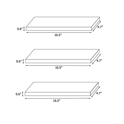 SEMOFO Floating Shelves for Bathroom