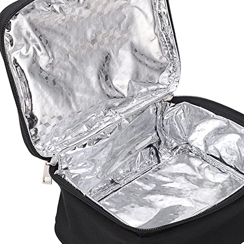 GOWENIC Portable Oven, Mini Portable Oven Food Warmer Microwave Heated Lunch Box Lunch Bag USB Charging, Aluminum Film Liner, 2 Heating Methods, for Office Travel Home Kitchen