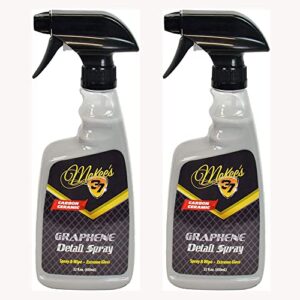 mckee's 37 2 pack graphene detail spray (high gloss final touch top coat detailer & enhancer)