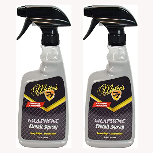 McKee's 37 2 Pack Graphene Detail Spray (High Gloss Final Touch Top Coat Detailer & Enhancer)