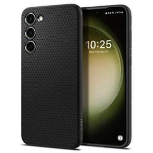 spigen liquid air designed for galaxy s23 case (2023) - matte black