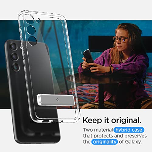 Spigen Ultra Hybrid S Designed for Galaxy S23 Case (2023) - Crystal Clear