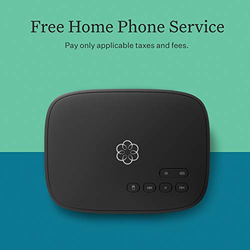 OOMA Telo Air 2 with Retro Kettle Phone Bundle. Throwback Rotary Inspired Handset. Includes Free Home Phone Service, Pay Only Taxes and Fees. Unlimited Nationwide Calling. Low International Rates.