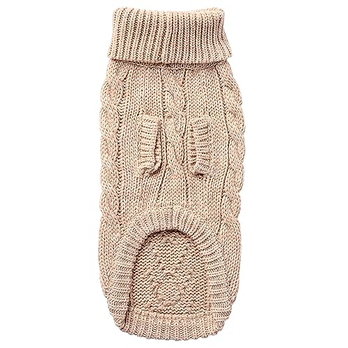 GF Pet Oatmeal Chalet Dog Sweater, Medium