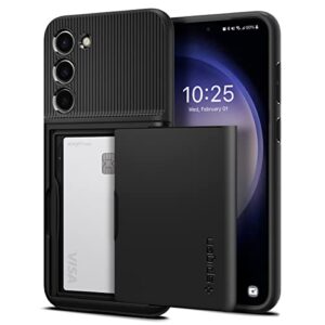 spigen slim armor cs designed for galaxy s23 plus case (2023) - black