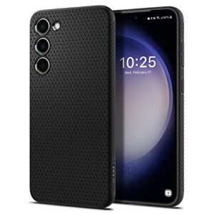 spigen liquid air designed for galaxy s23 plus case (2023) - matte black