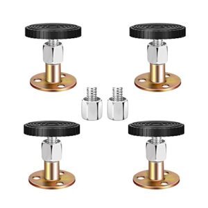 hazena headboard-stoppers for-wall-anti-shake-tool - protect the wall from banging,easy install,4 pcs adjustable stabilizer is applicable for bed,sofa,table etc (1.1-2.5in)