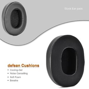 Hesh3 Ear Pads - defean QuickFit Replacement Ear Cushion Earpads Compatible with Skullcandy Crusher/Evo/Hesh 3, Venue Wireless ANC,Over-Ear Headphone