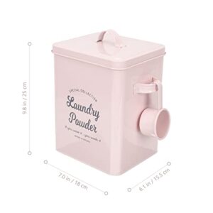 Cabilock 1 Set Laundry Powder Container with Lid Iron Washing Powder Bucket Laundry Powder Holder