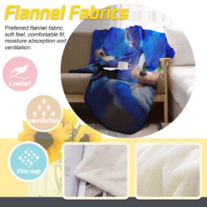 Cartoon Blanket Super Soft Flannel Throw Blanket Light Weight Blanket for Bed Couch Living Room 50"x40"