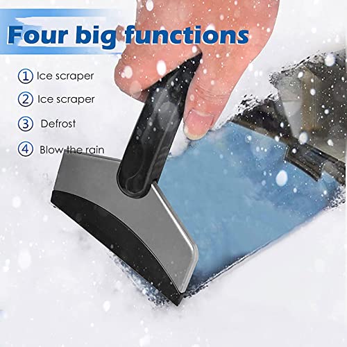 HBaby Ice Scraper for Car Windshield Car Window Frost Remover Scratch-Free Ice Breaker Shovel Cleaning Tool Car Winter Accessories for Quick Clean Glass