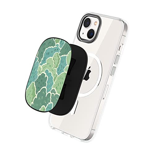 RHINOSHIELD GRIPMAX Compatible with MagSafe - Grip, Stand, and Selfie Holder for Phones and Cases, Repositionable and Durable, Best paired with RHINOSHIELD Phone Cases for MagSafe - Calm Forest