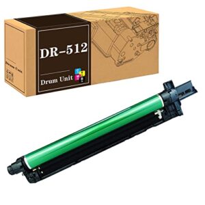 zlor a2xn0td dr-512 dr512 k c m y imaging drum unit, suitable for konica minolta bizhub c224 c224e c284 c284e c364 c364e c454 c454e c554 c554e printer photo conductor dru yellow