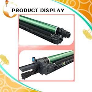 ZLOR A2XN0TD DR-512 DR512 K C M Y Imaging Drum Unit, Suitable for Konica Minolta Bizhub C224 C224e C284 C284e C364 C364e C454 C454e C554 C554e Printer Photo Conductor Dru Yellow