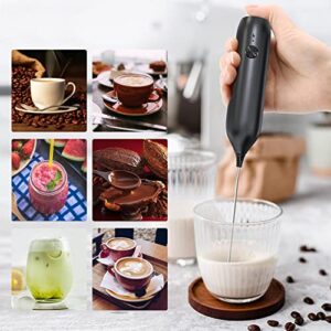 Milk Frother Rechargeable, Handheld Electric Whisk, MAEXUS USB-C Foam Maker for Lattes, Matcha, Cappuccino, Frappe, Hot Chocolate