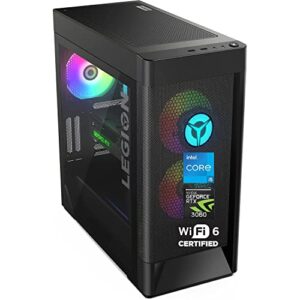 lenovo legion tower 5i gaming desktop, intel core i5-11400f processor, nvidia geforce rtx 3060 graphics, 32gb ram, 1tb ssd, hdmi, displayport, wired kb&mouse, wi-fi 6, windows 11 home