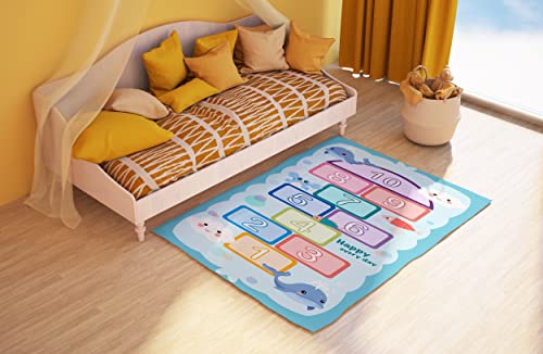 Play Area Rug for Boys & Teens. Cool Carpet for Bedroom,Soft & Non Slip Skid, Printed Large Indoor & Outdooe Floor Mat 63" x 31"