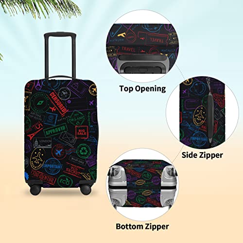 URBEST Luggage Cover Protector Suitcase Anti Scratch Dirt Covers, Fits 18"-22" Luggage Passport Visa